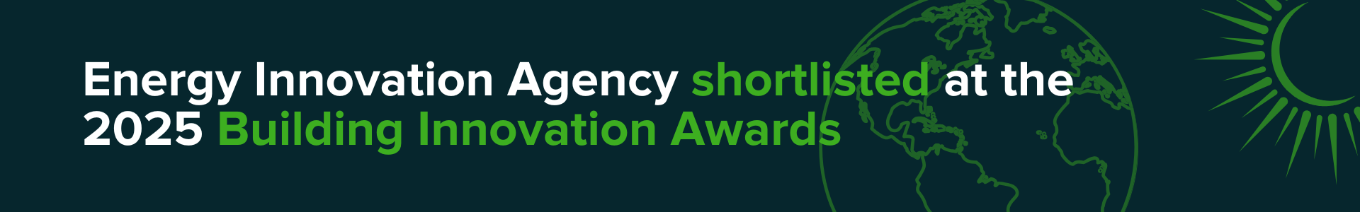 Energy Innovation Agency | Energy Innovation Agency shortlisted at the ...